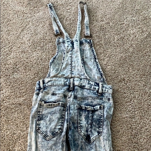 36 Point 5 | Jeans | Acid Washed Jean Overalls | Poshmark